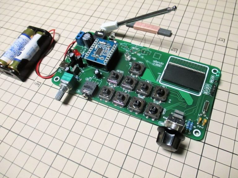 感度良好！液晶表示機能付きDSPラジオキットの製作。見事に完成！自画自賛。 | UKEURI BASE